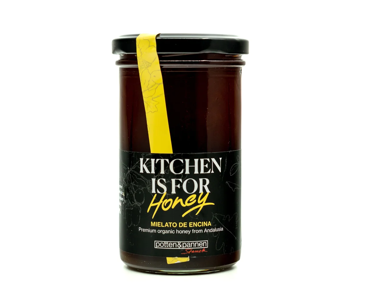 Verde Miel Bio med Mielato de encina medovice z cesmínového dubu, 375 g ...